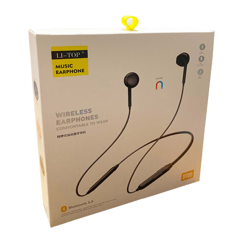 قیمت و خرید هدفون بلوتوثی لی تاپ مدل BT06 کد 00595