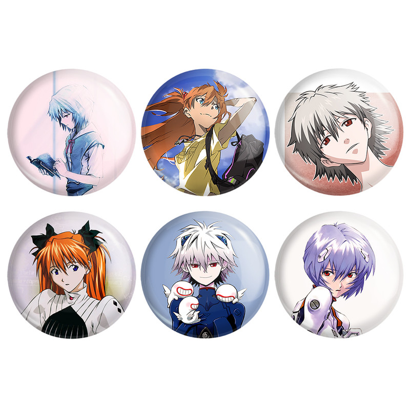 قیمت و خرید مگنت خندالو طرح انیمه اونگلیون کد 652B مجموعه 6 عددی