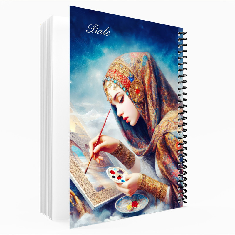 قیمت و خرید دفتر طراحی 50 برگ انتشارات بله مدل کاغذ ضخیم طرح دخترانه کد Q149