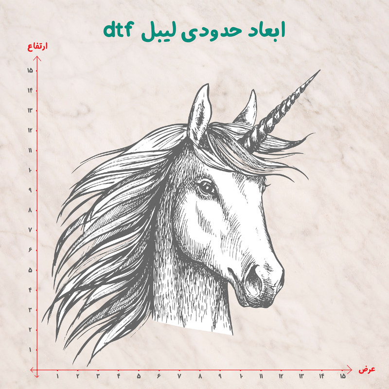 قیمت و خرید استیکر پارچه و لباس مدل dtf طرح یونیکورن کد H15.307 مجموعه 4 عددی