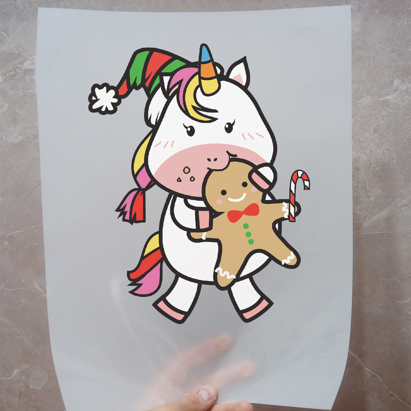 مشخصات، قیمت و خرید استیکر پارچه و لباس مدل dtf طرح یونیکورن کد H20.760 مجموعه 3 عددی | دیجی‌کالا