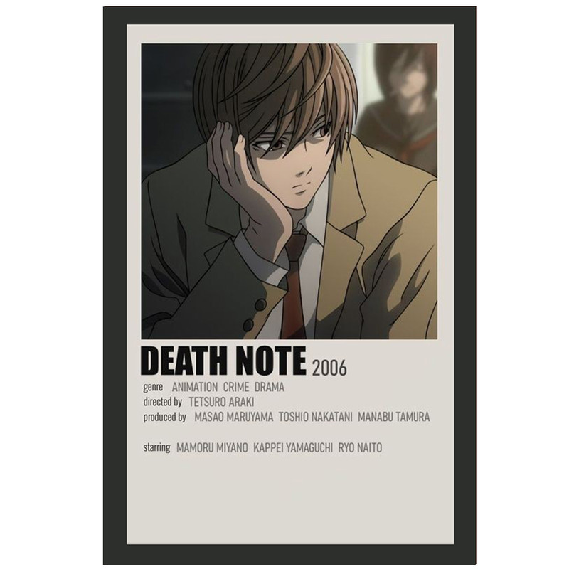 قیمت و خرید پوستر مدل انیمه دفترچه مرگ Death Note طرح لایت یاگامی Light