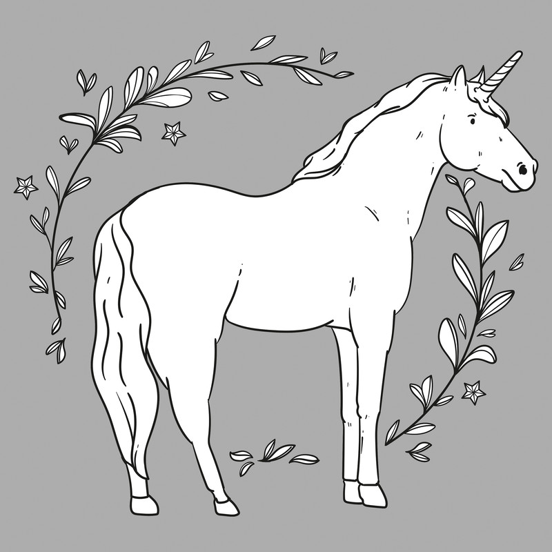 قیمت و خرید استیکر پارچه و لباس مدل dtf طرح یونیکورن کد H15.1098 مجموعه 4 عددی