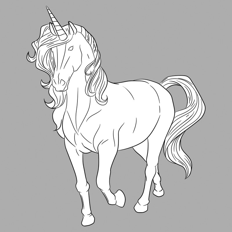 قیمت و خرید استیکر پارچه و لباس مدل dtf طرح یونیکورن کد H15.1101 مجموعه 4 عددی