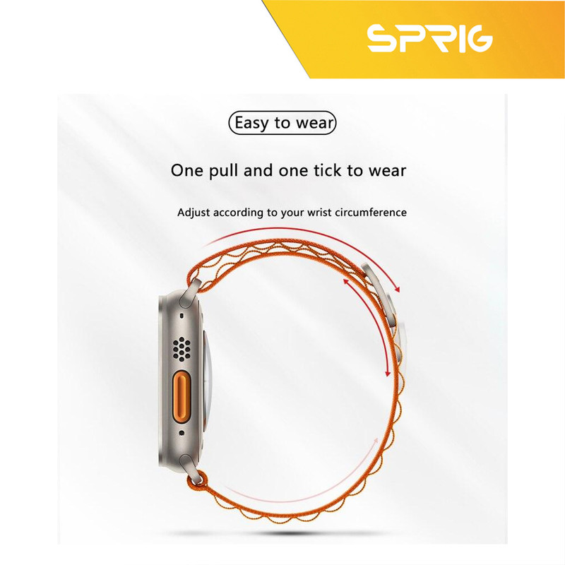 قیمت و خرید بند اسپریگ مدل Loop Alpine مناسب برای ساعت هوشمند هاینو تکو T89 Ultra / T99 Ultra Max