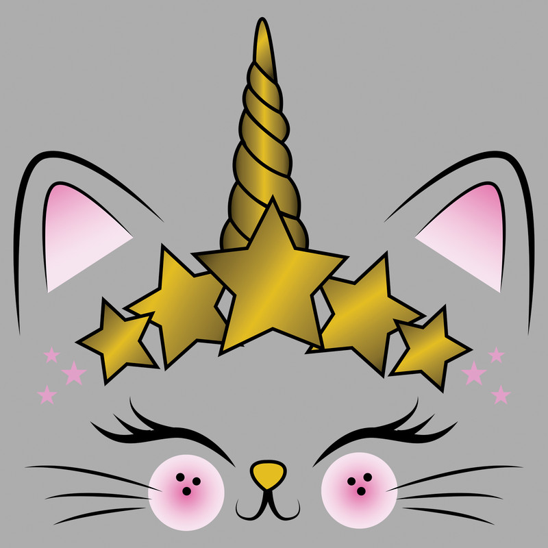 قیمت و خرید استیکر پارچه و لباس مدل dtf طرح یونیکورن کد H20.17 مجموعه 6 عددی