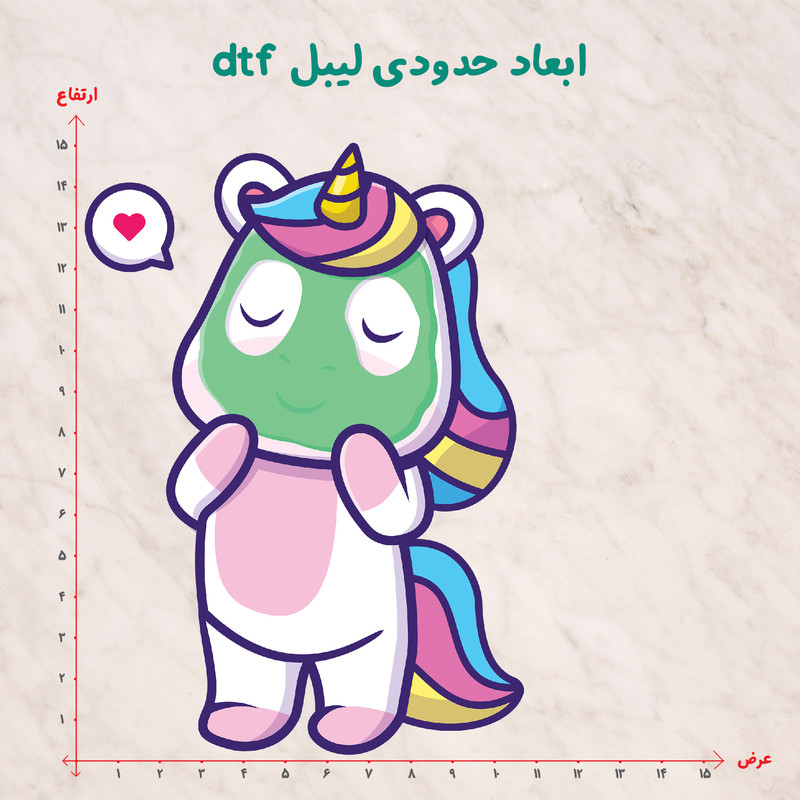 قیمت و خرید استیکر پارچه و لباس مدل dtf طرح یونیکورن کد H15.634 مجموعه 4 عددی