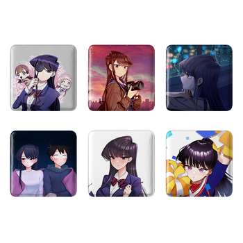 قیمت و خرید مگنت خندالو طرح انیمه کومی سان کد 840A مجموعه 6 عددی