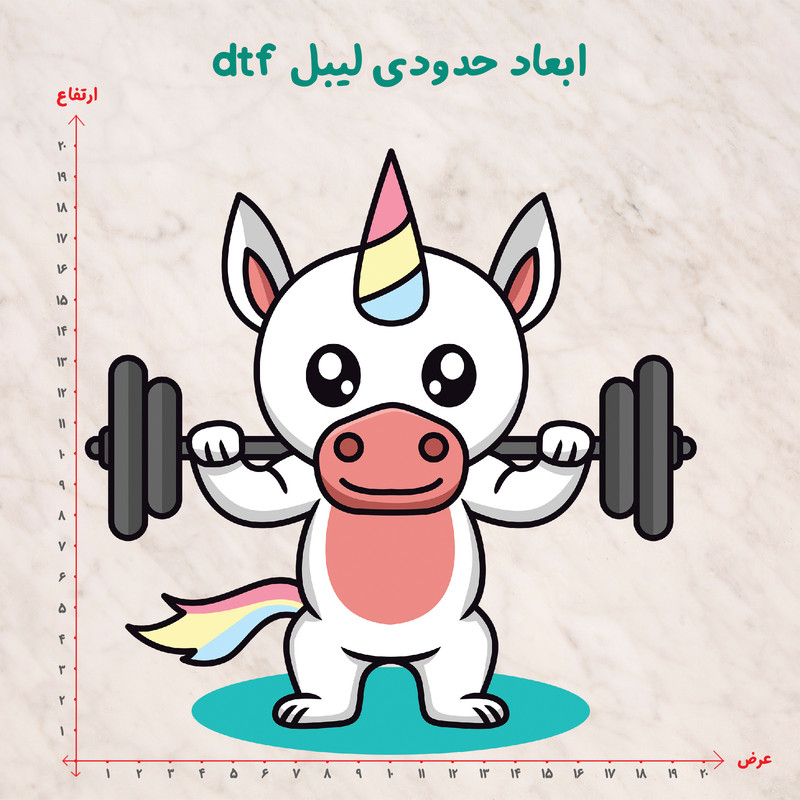 قیمت و خرید استیکر پارچه و لباس مدل dtf طرح یونیکورن کد H20.736 مجموعه 3 عددی