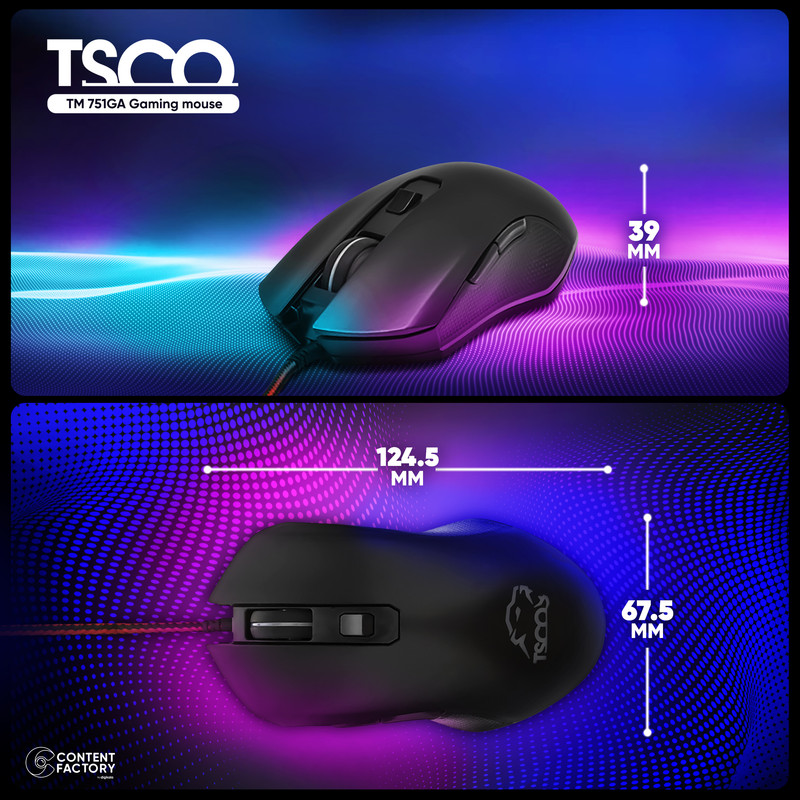 قیمت و خرید ماوس مخصوص بازی تسکو مدل TM 751GA
