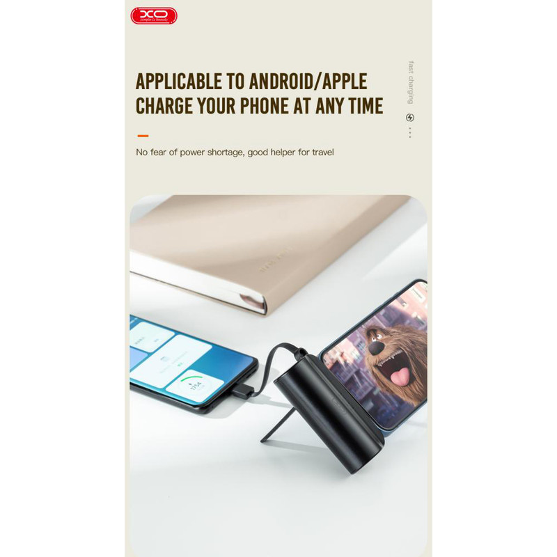 قیمت و خرید پاوربانک ایکس او مدل PB304 ظرفیت 5000 میلی آمپر ساعت