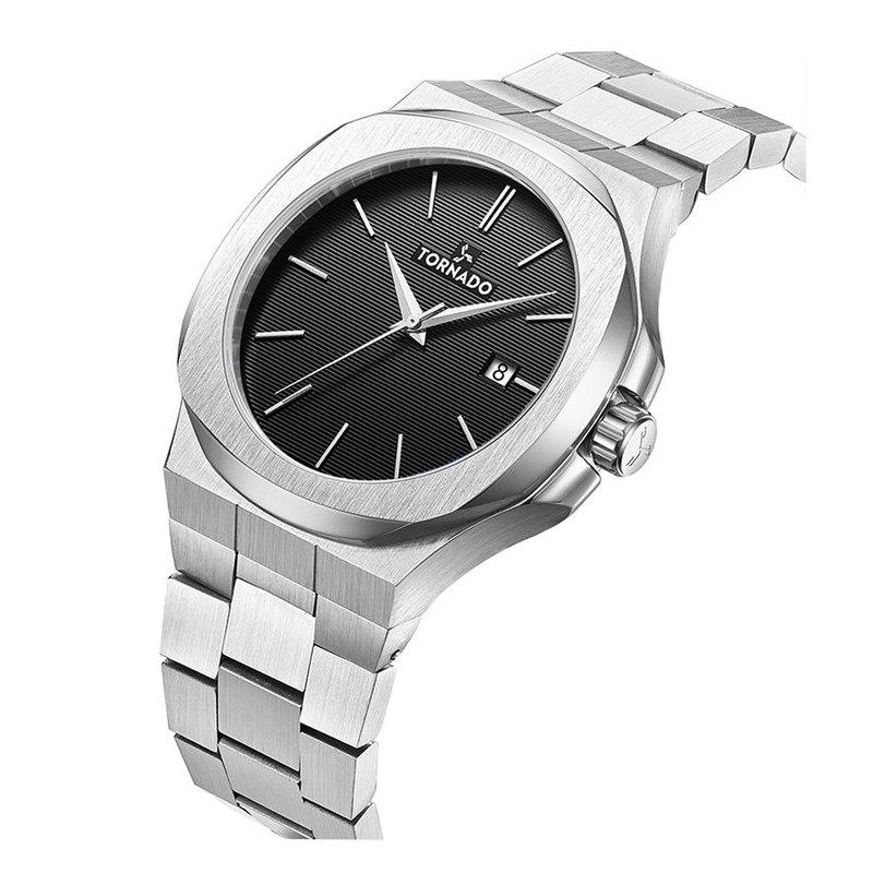 قیمت و خرید ساعت مچی عقربه‌ای مردانه تورنادو مدل T21001-SBSB