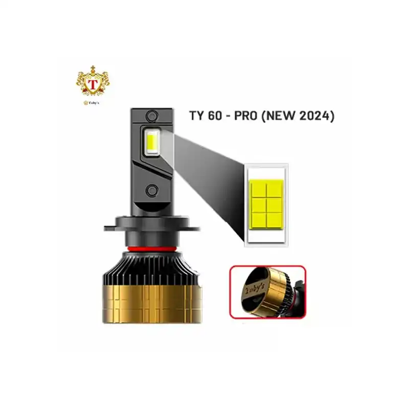 ⭐️ خرید اینترنتی هدلایت لامپ خودرو توبیز مدل TY-60 pro پایه H7 بسته دو عددی (1404) - دیگسون ⭐️