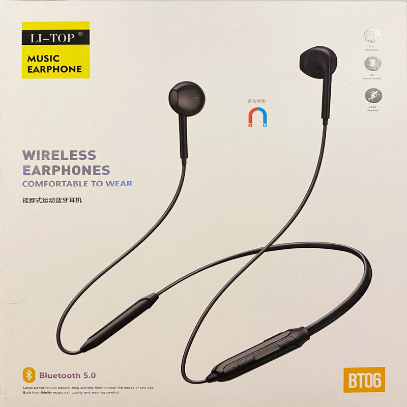 قیمت و خرید هدفون بلوتوثی لی تاپ مدل BT06 کد 00595