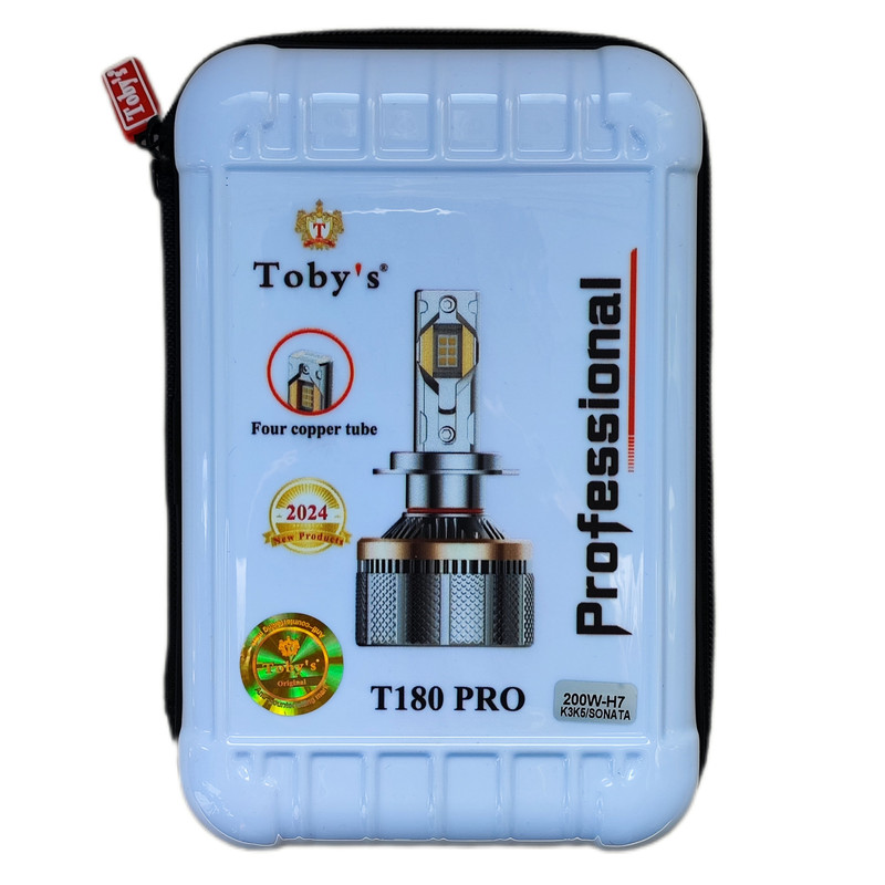 قیمت و خرید هدلایت لامپ خودرو توبیز مدل T180 PRO پایه H7 بسته دو عددی