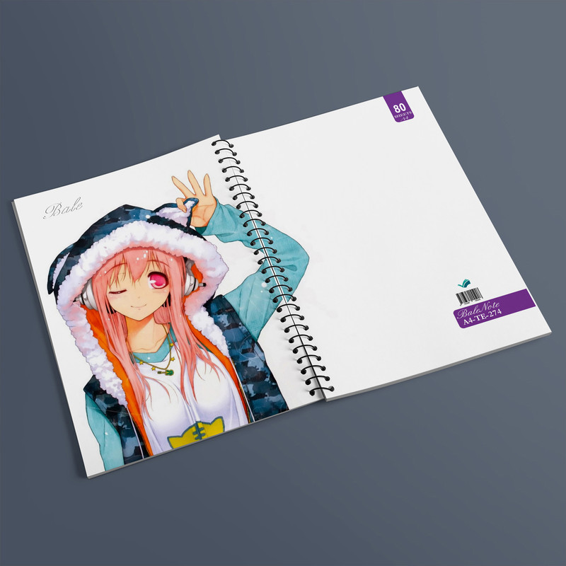 قیمت و خرید دفتر طراحی 80 برگ انتشارات بله طرح دختر انیمه ای مدل کاغذ ...