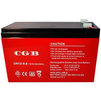 قیمت و خرید باتری یو پی اس 12 ولت 9 آمپر ساعت سی جی بی مدل CGB - UN12-9