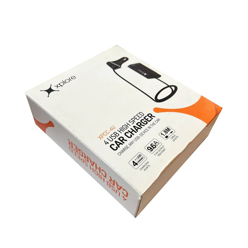 قیمت و خرید شارژر فندکی 9.6 وات اکسپلور مدل XPCC-4U به همراه کابل USB