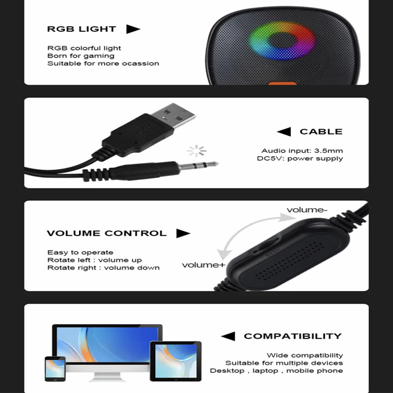 قیمت و خرید اسپیکر دسکتاپ کیسونلی مدل X_11_RGB