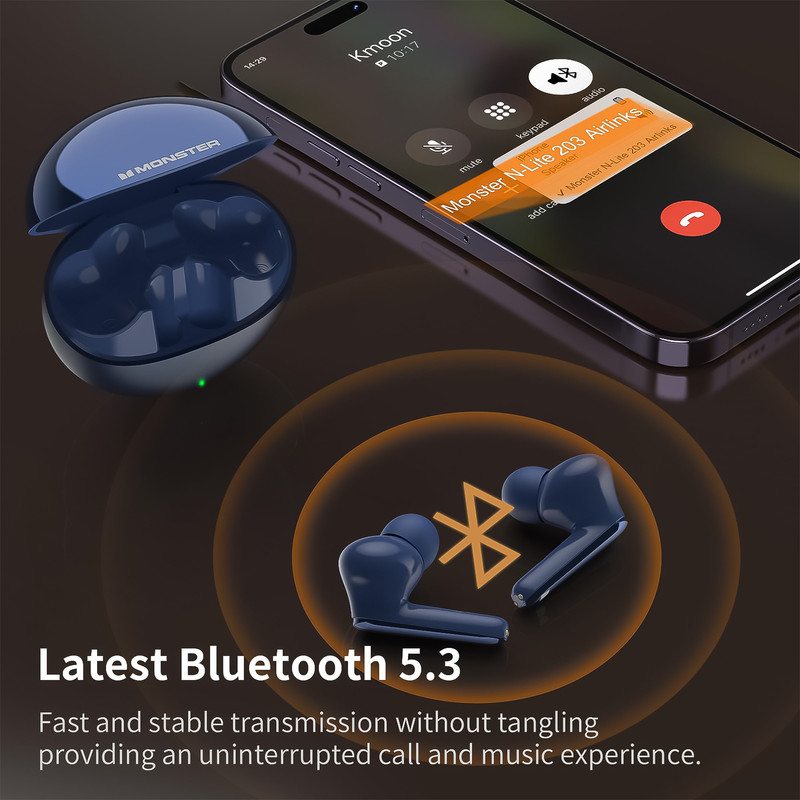 قیمت و خرید هدفون بلوتوثی مانستر مدل N-Lite 203 AirLinks