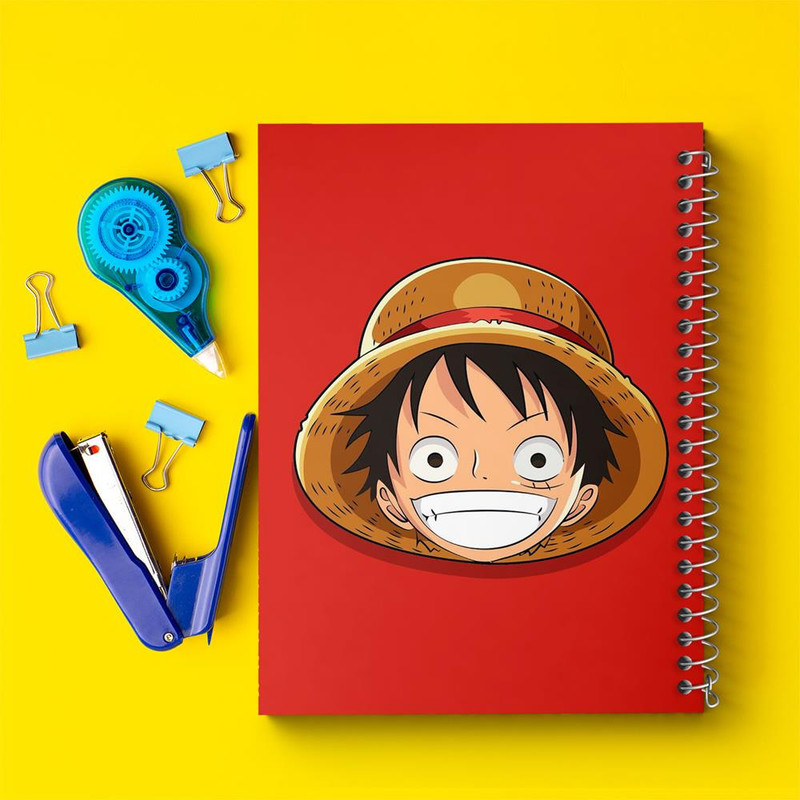 قیمت و خرید دفتر نقاشی 50 برگ خندالو مدل لوفی انیمه وان پیس One Piece