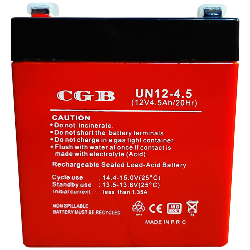 قیمت و خرید باتری یو پی اس 12 ولت 4.5 آمپر ساعت سی جی بی مدل CGB - UN12-4.5