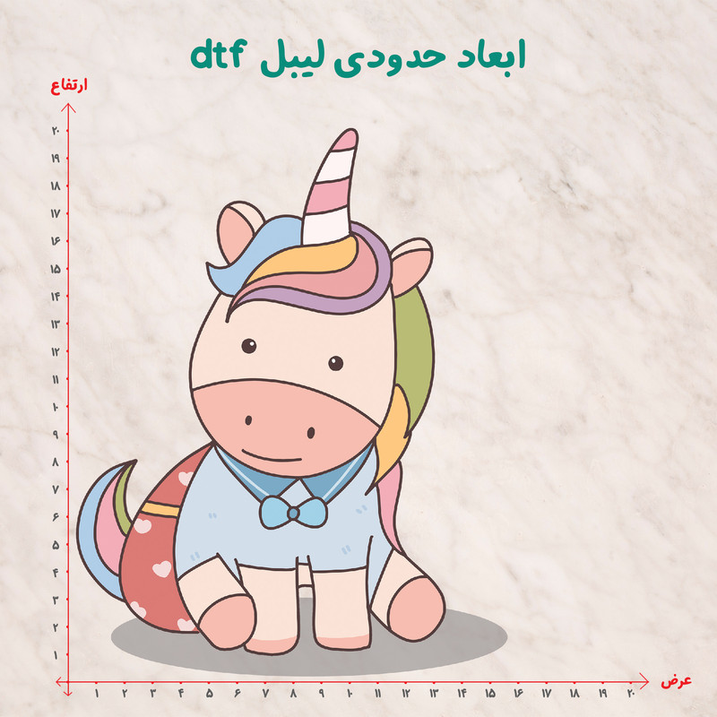 قیمت و خرید استیکر پارچه و لباس مدل dtf طرح یونیکورن کد H20.963 مجموعه 3 عددی