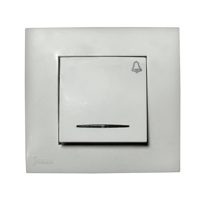 قیمت و خرید کلید زنگ جهان الکتریک مدل صدف کد W2014