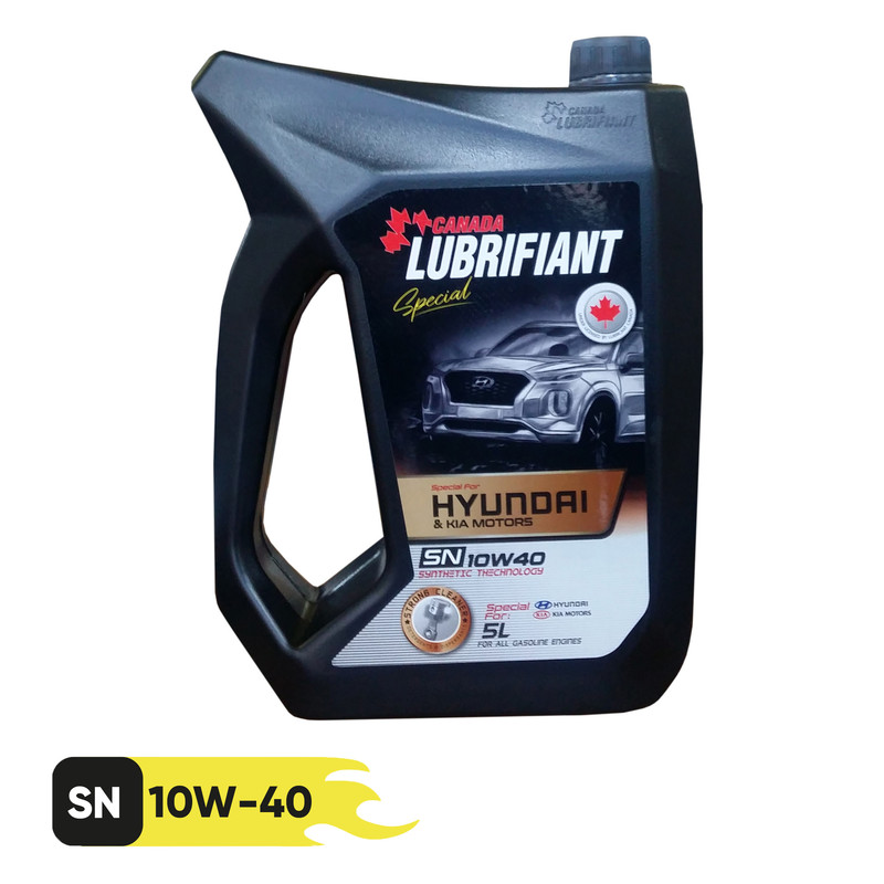 قیمت و خرید روغن موتور لوبریفنت کانادا مدل اسپیشیال 10W40 SN HYUNDAI & KIA حجم 5 لیتر