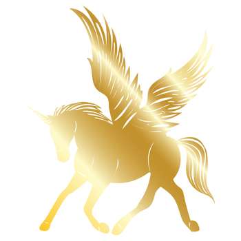 قیمت و خرید استیکر پارچه و لباس مدل dtf طرح یونیکورن کد H20.1131 مجموعه 3 عددی