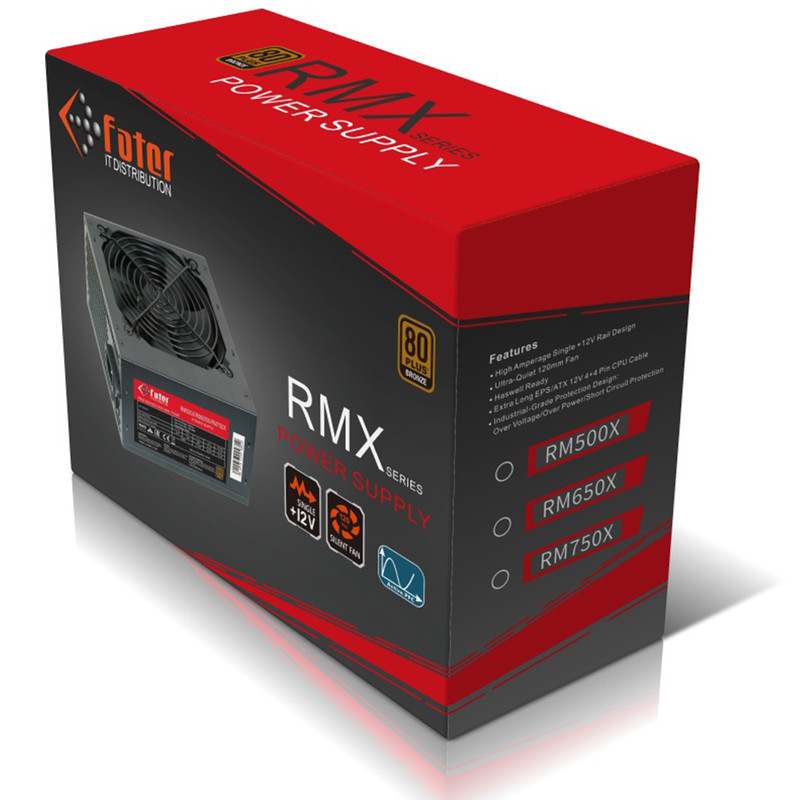 قیمت و خرید منبع تغذیه کامپیوتر فاطر مدل RM500X