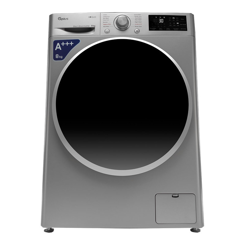 قیمت و خرید ماشین لباسشویی جی پلاس مدل GWM-L870S ظرفیت 8 کیلوگرم