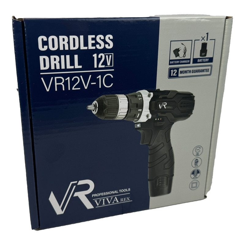 قیمت و خرید دریل پیچ گوشتی شارژی ویوارکس مدل-VR-12V-1C NEW