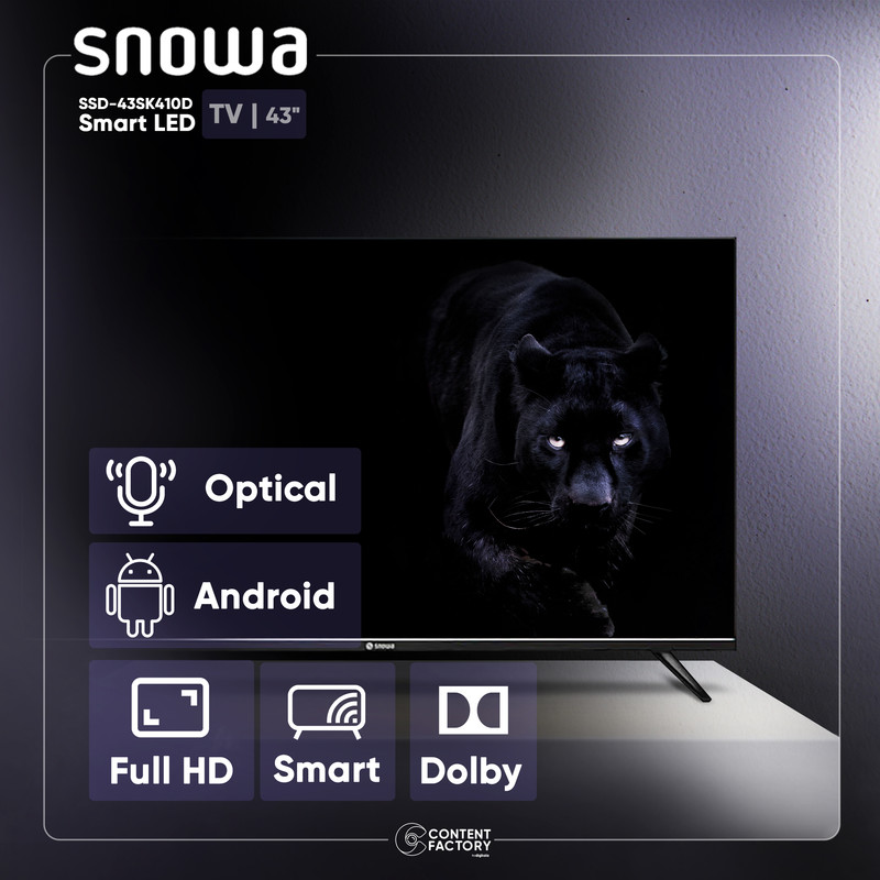 قیمت و خرید تلویزیون ال ای دی هوشمند اسنوا مدل SSD-43SK410D سایز 43 اینچ