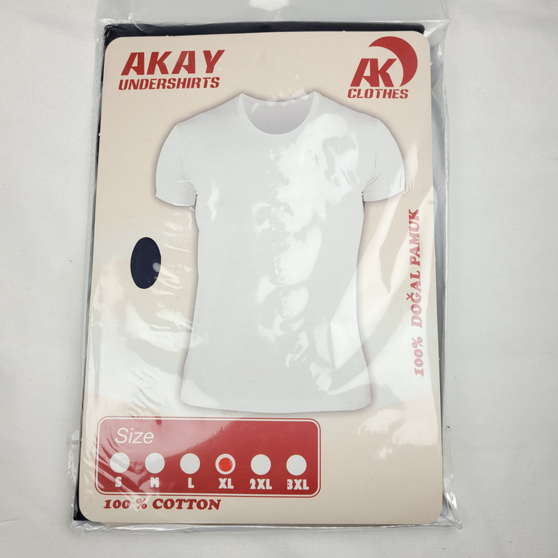 قیمت و خرید زیرپوش آستین کوتاه مردانه آکای مدل 3