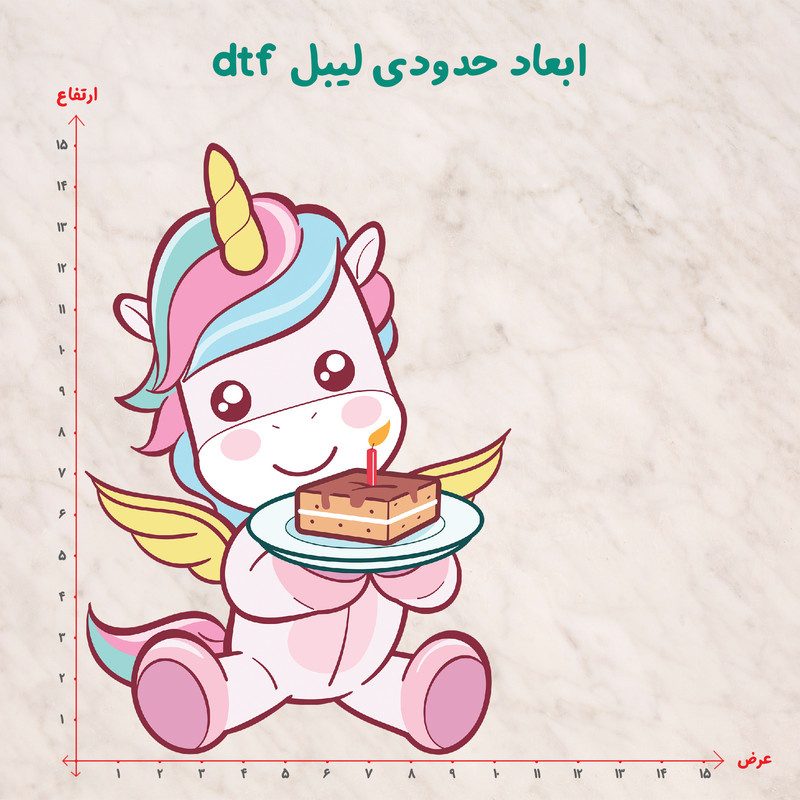 قیمت و خرید استیکر پارچه و لباس مدل dtf طرح یونیکورن کد H15.748 مجموعه 4 عددی