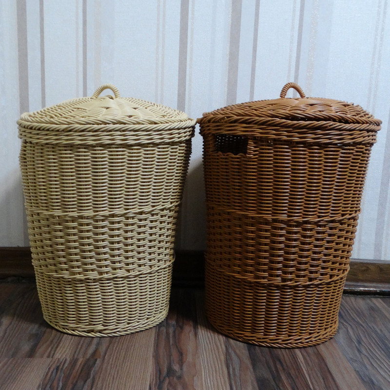 قیمت و خرید سبد رخت چرک مدل بافت طرح شمشاد کد SRC - 01