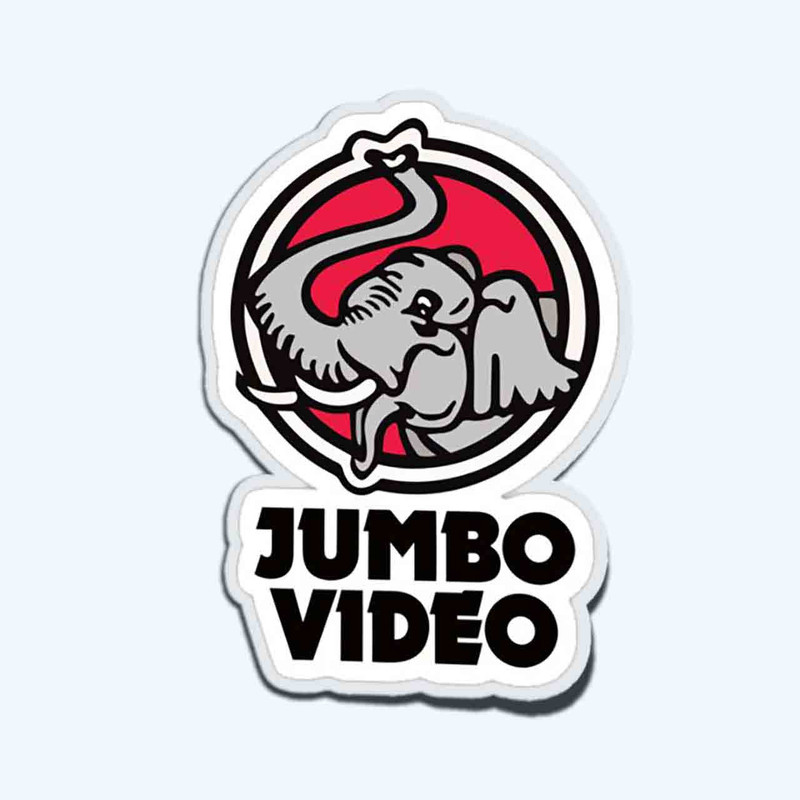 قیمت و خرید استیکر لپ تاپ طرح jumbo video کد ST1040