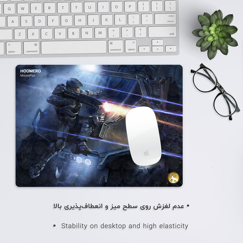 قیمت و خرید ماوس پد هومرو مدل A4332 طرح بازی Halo Infinite