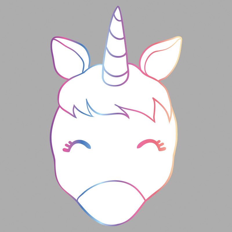 قیمت و خرید استیکر پارچه و لباس مدل dtf طرح یونیکورن کد H20.393 مجموعه 3 عددی