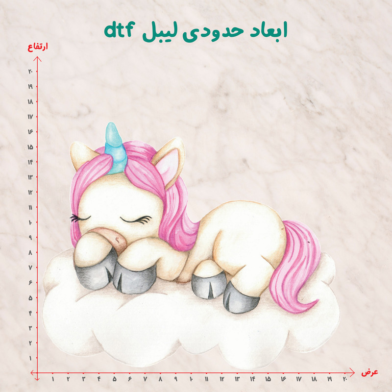 قیمت و خرید استیکر پارچه و لباس مدل dtf طرح یونیکورن کد H20.540 مجموعه 3 عددی