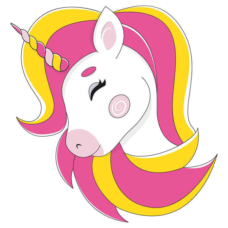 قیمت و خرید استیکر پارچه و لباس مدل dtf طرح یونیکورن کد H20.382 مجموعه 3 عددی