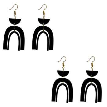 قیمت و خرید گوشواره زنانه هانستو مدل E2-077 مجموعه دو عددی