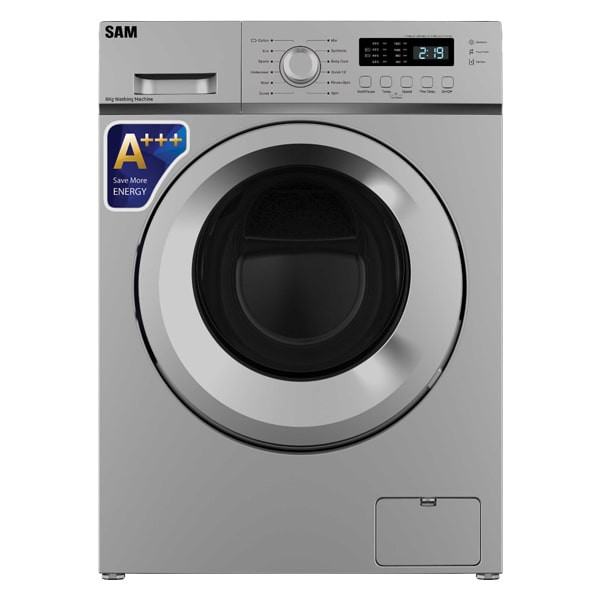 قیمت و خرید ماشین لباسشویی سام الکترونیک مدل UN-Q1225/I ظرفیت 8 کیلوگرم