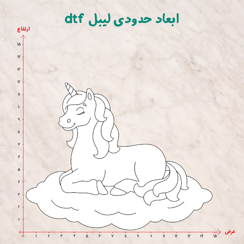 قیمت و خرید استیکر پارچه و لباس مدل dtf طرح یونیکورن کد H15.1074 مجموعه 4 عددی