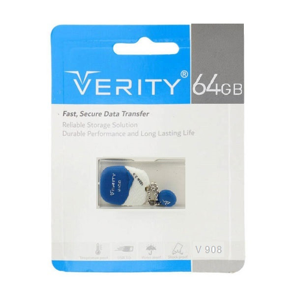 قیمت و خرید فلش مموری وریتی مدل V908 USB3.0 ظرفیت 64 گیگابایت