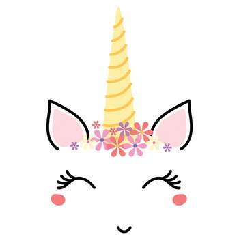 قیمت و خرید استیکر پارچه و لباس مدل dtf طرح یونیکورن کد H20.55 مجموعه 3 عددی