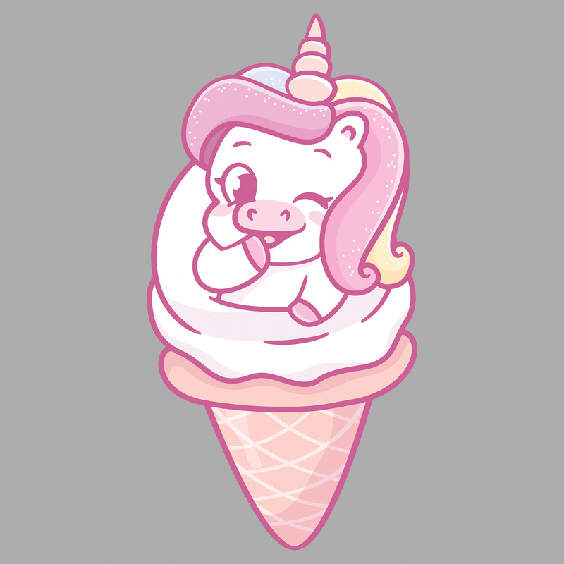 قیمت و خرید استیکر پارچه و لباس مدل dtf طرح یونیکورن کد H15.959 مجموعه 4 عددی