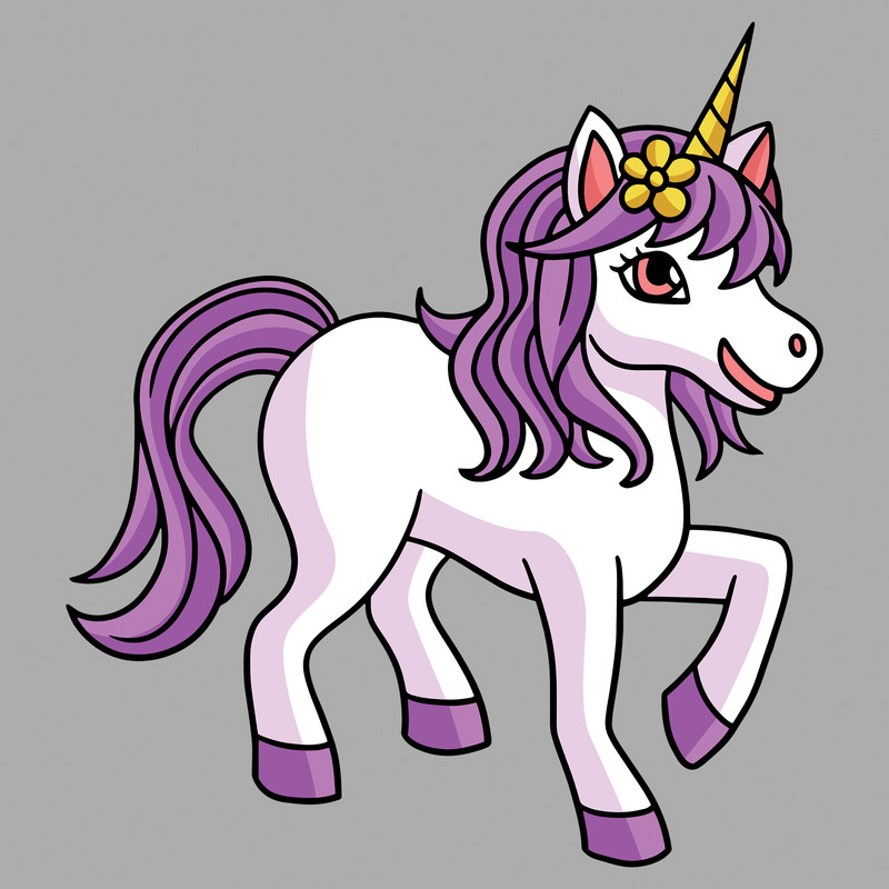 قیمت و خرید استیکر پارچه و لباس مدل dtf طرح یونیکورن کد H20.1011 مجموعه 3 عددی