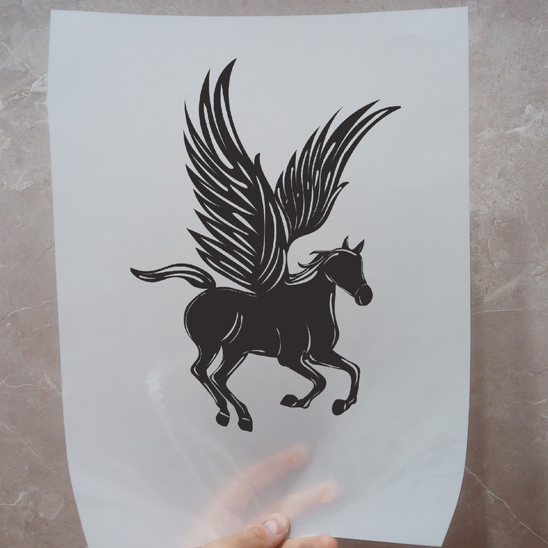 قیمت و خرید استیکر پارچه و لباس مدل dtf طرح یونیکورن کد H20.1190 مجموعه 3 عددی